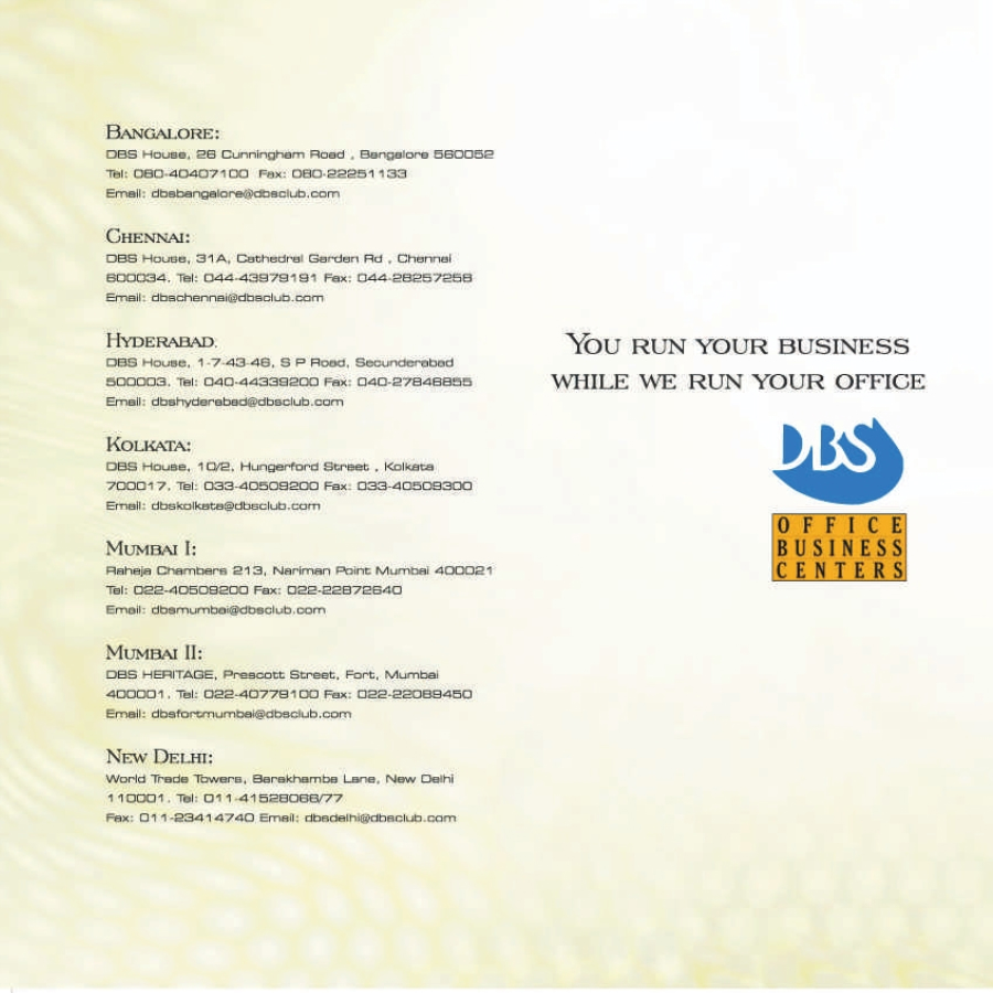 DBS Brochure